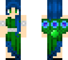 Peacock queen | Minecraft Skin