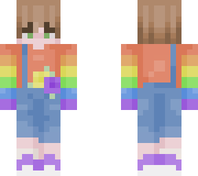 Rainbows Genderbend | Minecraft Skin