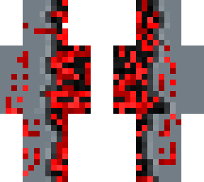 Red corrupted rock | Minecraft Skin