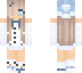 Winter snow girl | Minecraft Skin