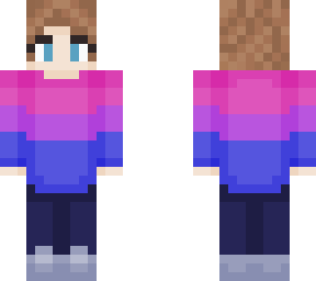 Bi flag WIP | Minecraft Skin
