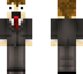 Mega Shocked and suited (Keralis Face) | Minecraft Skin