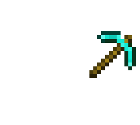 Mini Minecraft Diamond Pickaxe | Minecraft Skin
