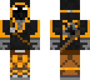 Orange Ninja | Minecraft Skin