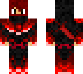 Red ninja Cool | Minecraft Skin