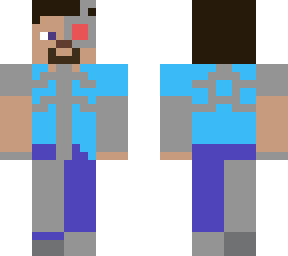 Steve Cyborg | Minecraft Skin