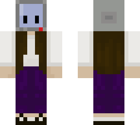 TV Head Girl | Minecraft Skin