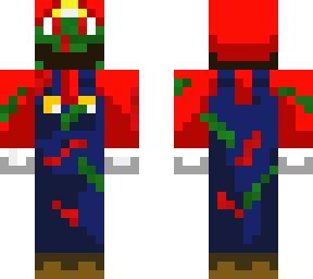 zombie mario | Minecraft Skin