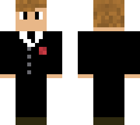 Formal Suit Boy (Remodeled) | Minecraft Skin