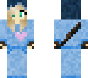 Samurai Girl in Pajamas | Minecraft Skin