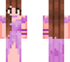 vestido roxo | Minecraft Skin