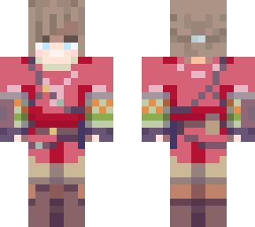 Bin red link | Minecraft Skin