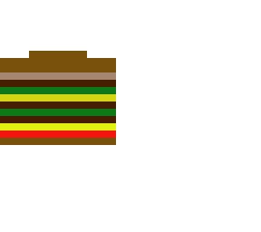 bubble bass' EXTREMELY T H I C C burger | Minecraft Skin