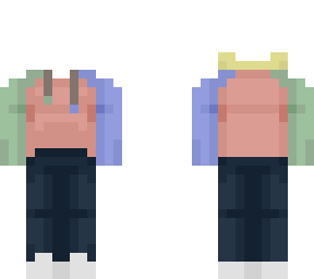Colorblock Hoodie - (Matching) A Female Outfit | Minecraft Skin