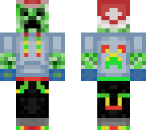 creeper festive | Minecraft Skin