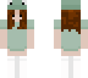 froggy girl skin | Minecraft Skin