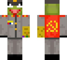 Kermit soviets' infinity gauntlet | Minecraft Skin