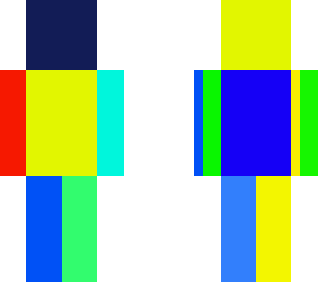 multi coloured skin | Minecraft Skin