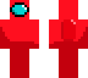 Red Crewmate | Minecraft Skin