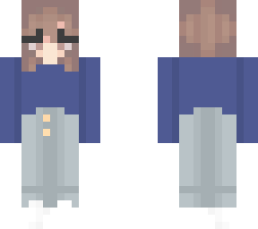 blue sweater | Minecraft Skin
