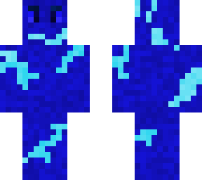 Corrupted blue creature | Minecraft Skin