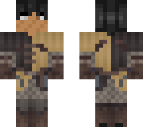 Damien Wolf-Scarred Military Uniform | Minecraft Skin