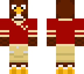 furry red tailed hawk | Minecraft Skins