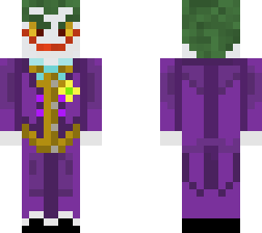 Joker animated series skin edit | Minecraft Skin