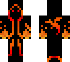 Minecraft Fire Skin | Minecraft Skin