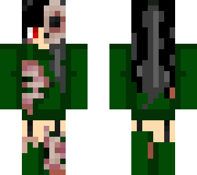updated green dead girl | Minecraft Skin