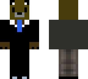 Bear in suit | Minecraft Skin