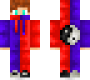 blue and red boy | Minecraft Skin
