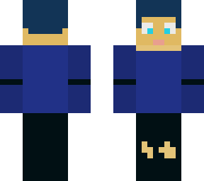 cool blue | Minecraft Skin
