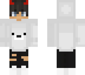 Demon Panda Hoodie | Minecraft Skin