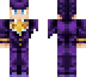 Josuke but ZA HANDO got rid of his hand | Minecraft Skin
