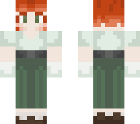 Medieval Elf Girl | Minecraft Skin