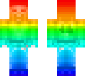 Rainbow Steve | Minecraft Skins