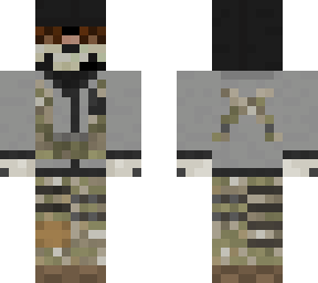 Simon Ghost Riley - Last Mission Skin (Remastered) | Minecraft Skin