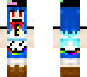 Touhou - Tenshi Hinawani | Minecraft Skin