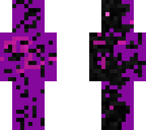 Weird Corrupted Purple Plague | Minecraft Skin
