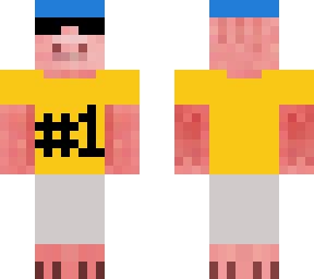 Cheeky winter pig | Minecraft Skin