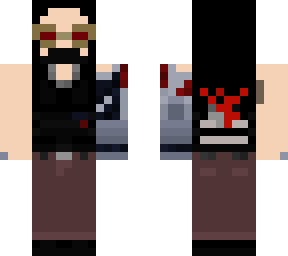 Cyberpunk 2077 Johnny Silverhand | Minecraft Skin