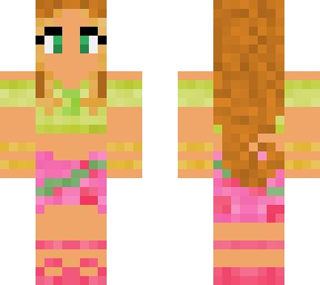Flora Winx Minecraft Skins