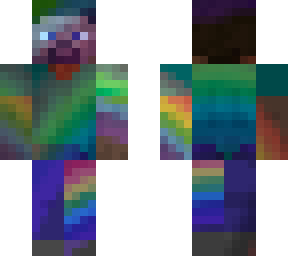 Rainbow Steve | Minecraft Skin
