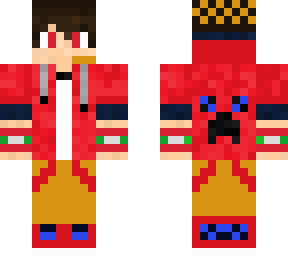 Red boy cool finish | Minecraft Skin