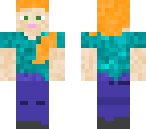 alex in steve's cloths | Minecraft Skin