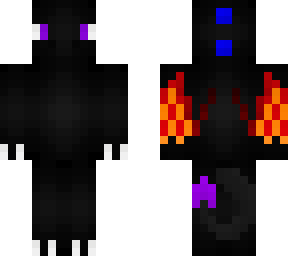 Black dragon | Minecraft Skin