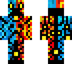 Fire AND Ice | Minecraft Skin