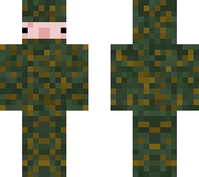 gilly suit axolotl | Minecraft Skin