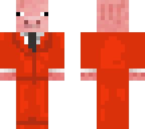 pig suit red | Minecraft Skin